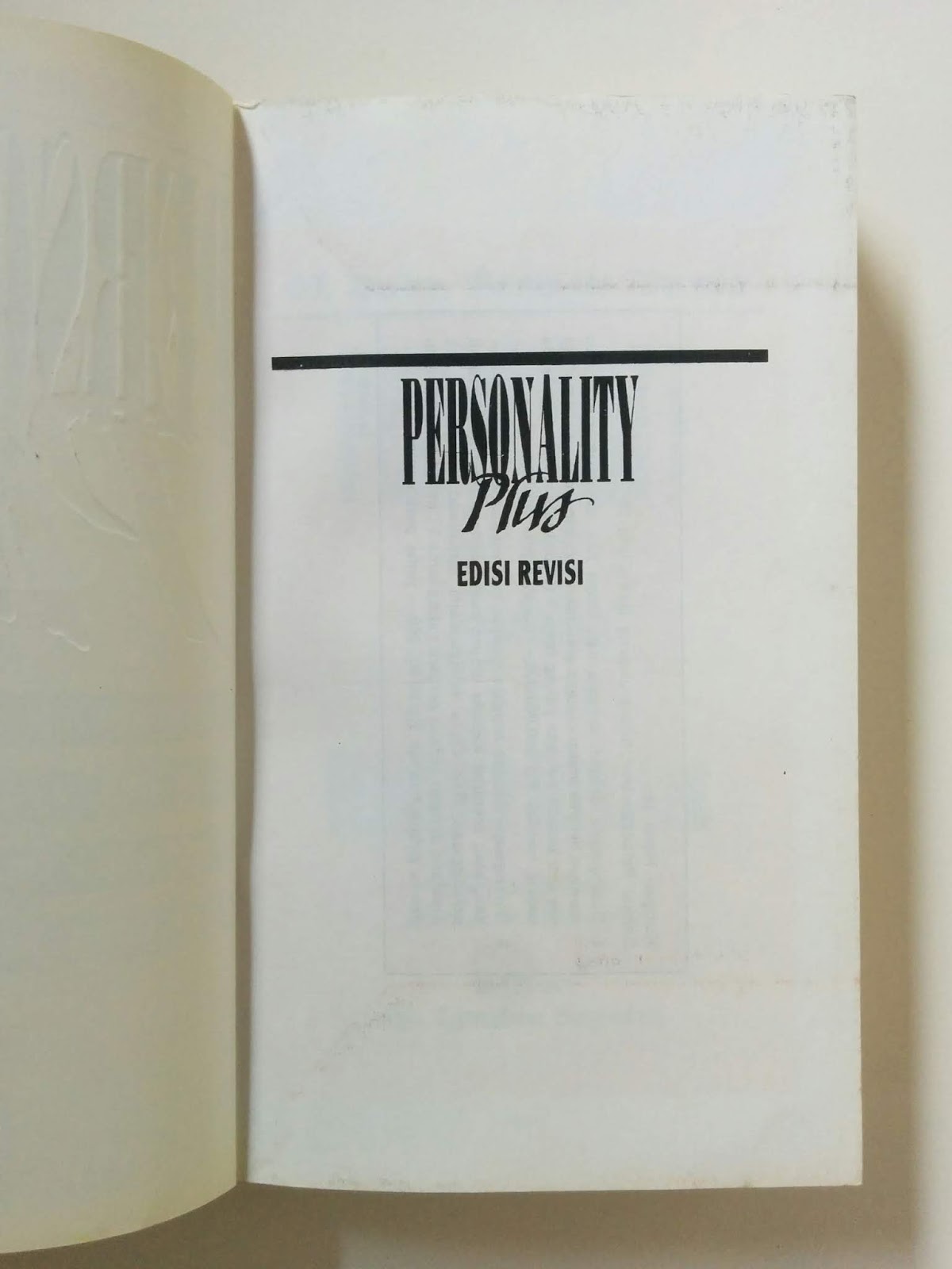 Personality Plus (Florence Littauer) | Aksiku - Toko Buku Bekas Online