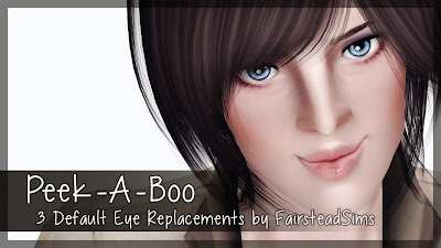 My Sims 3 Blog: 3 Default Replacement Eyes and Rough Cut Facial Hair by ...