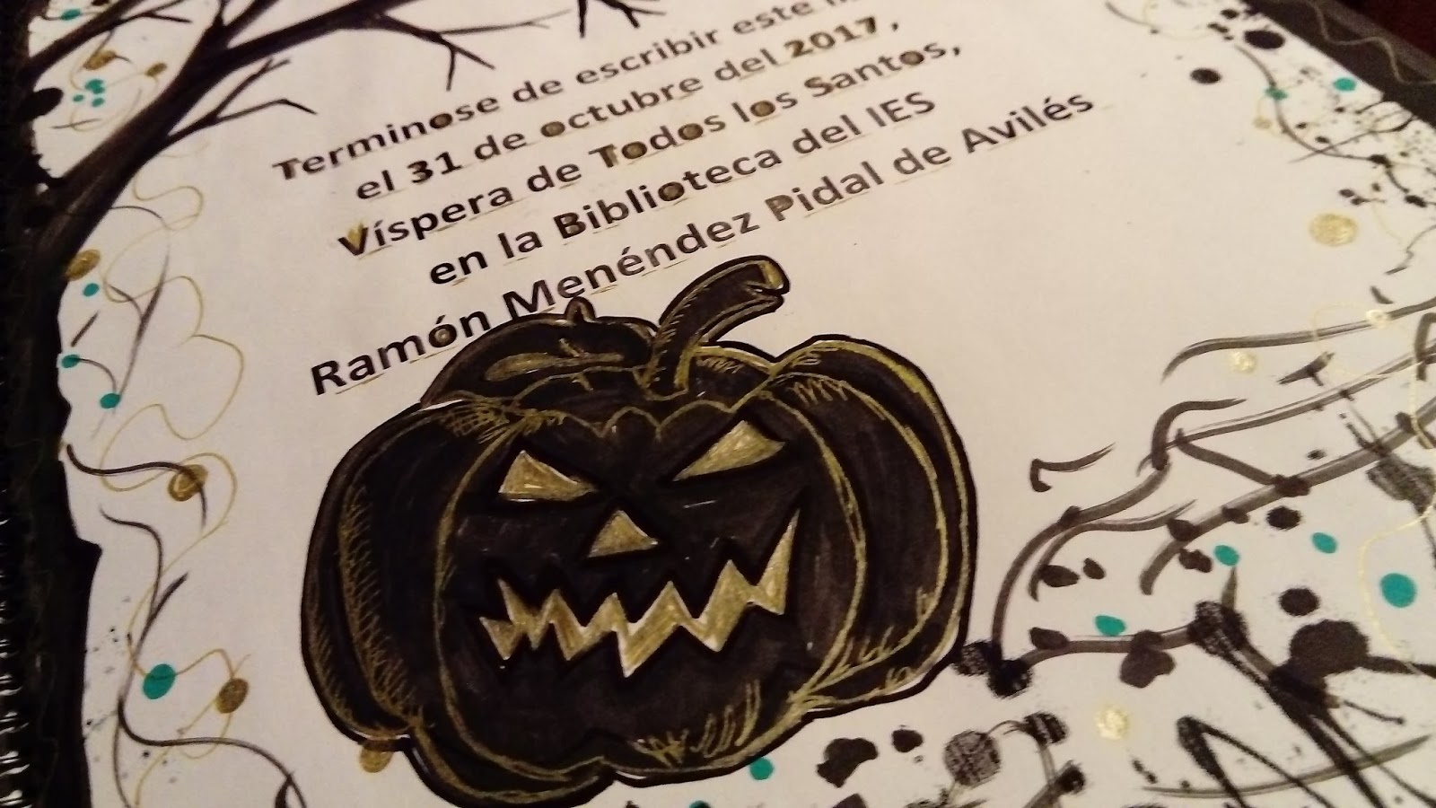 D: MINICUENTOS DE TERROR EN LA BIBLIOTECA DEL MENÉNDEZ
