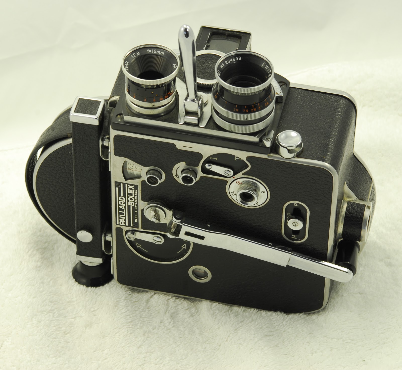 Vintage Camera House: Bolex H16 Camer with 2 Yvar lenses