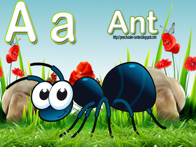 Preschooler Center: ABC Insects