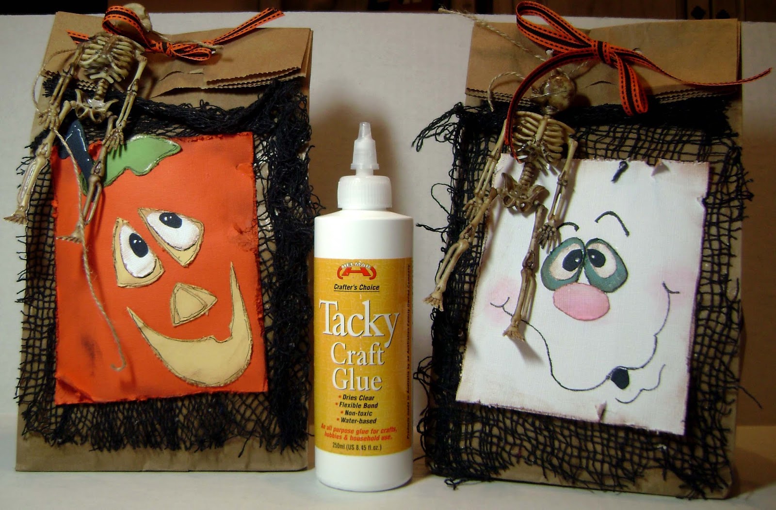 KitsNbits: Trick or Treat with Helmar Tacky Craft Glue