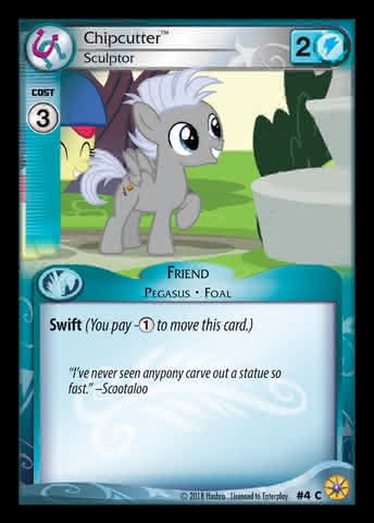 MLP Chipcutter, Sculptor CCG Cards | MLP Merch