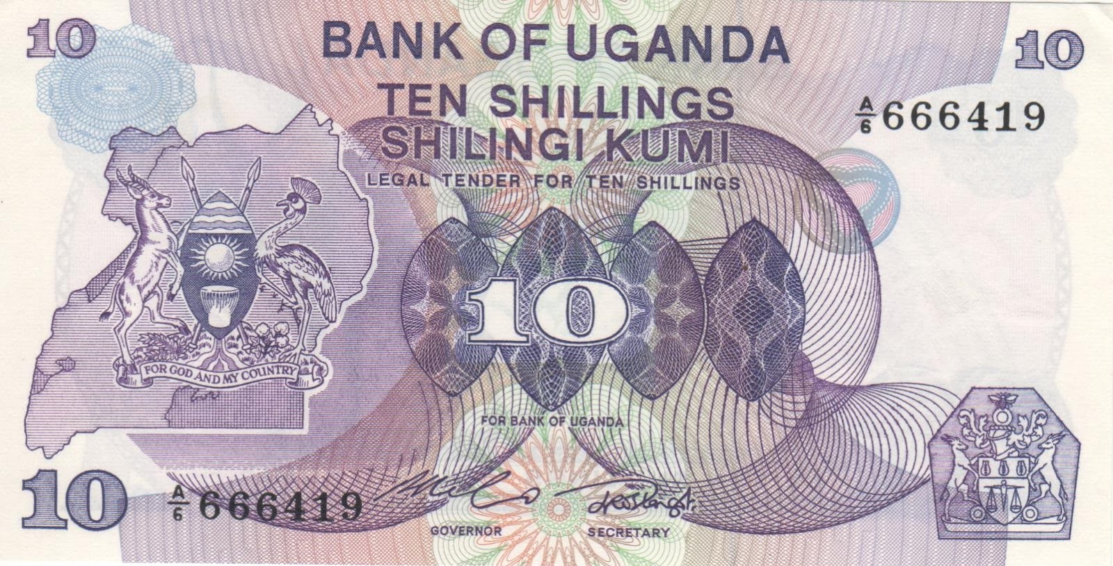De lo social y mucho más: Billetes de Uganda