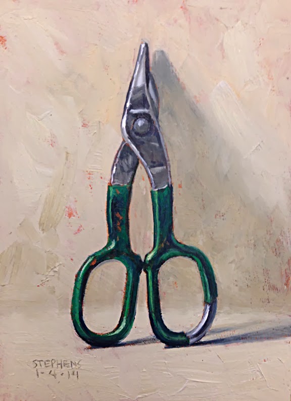 Daily Painting: Tin Snips 5x7