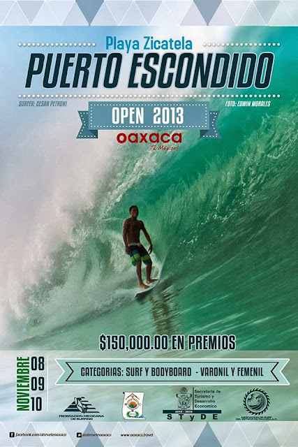 Open 2013, Playa Zicatela, Oaxaca (Surf y Bodyboard) Nov 2013 - Vive Oaxaca