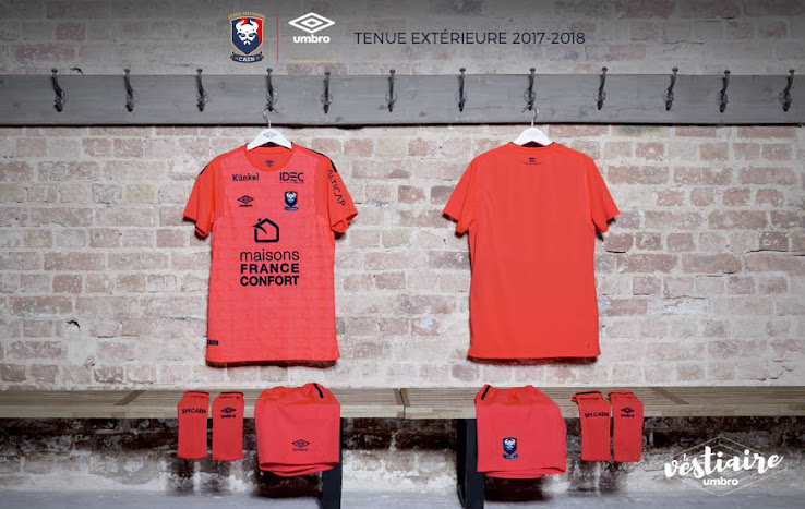Umbro SM Caen 17-18 Home & Away Kits Released - Footy Headlines