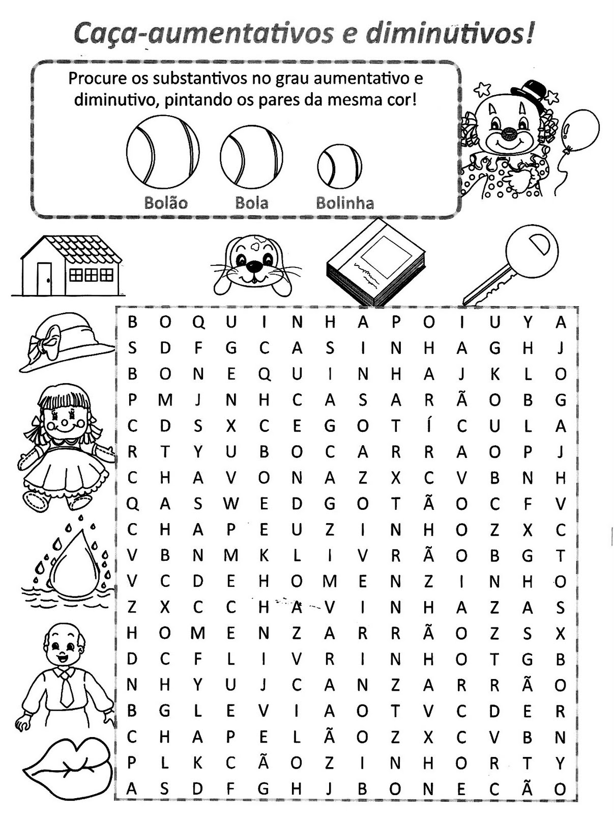 Aprendendo com a Tia Debora: Plano de aula: Grau dos substantivos ...