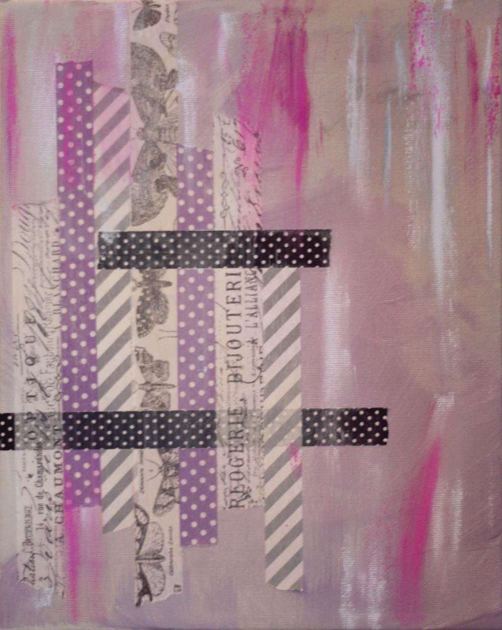 Sassafras Washi Tape Art Mixed Media sassafras-washi-tape-art-mixed-media