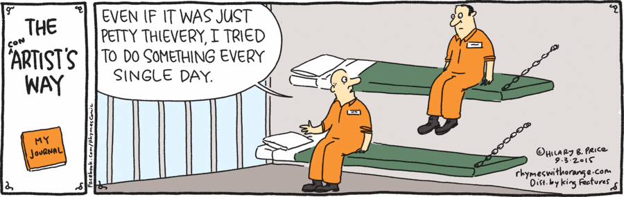 Mystery Fanfare: Cartoon of the Day: The (Con) Artist's Way