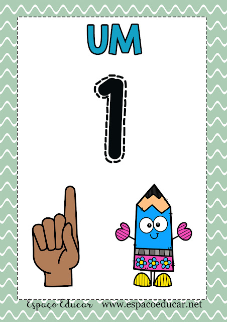 LOUCOS POR TECNOLOGIAS: Cartazes dos Numerais de Zero a Dez Ilustrados ...