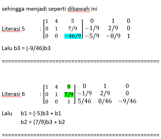 Kepo Experience: Invers Matriks Metode Operasi Baris Elementer