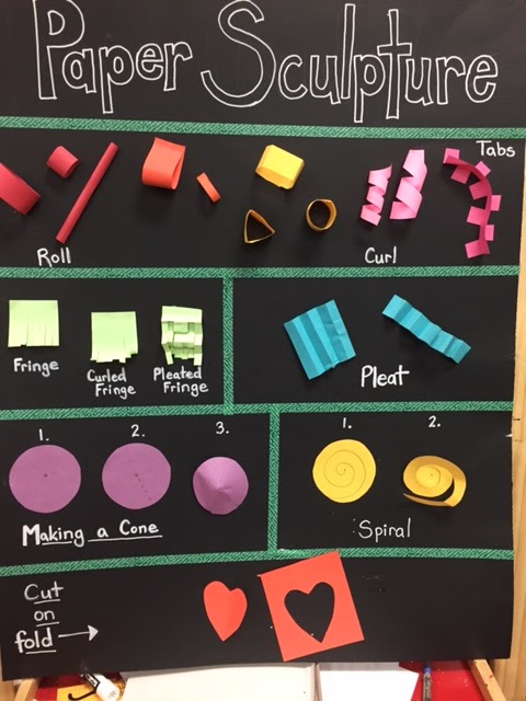 Festus Elementary Choice Art: Extra Art-Paper Sculpture