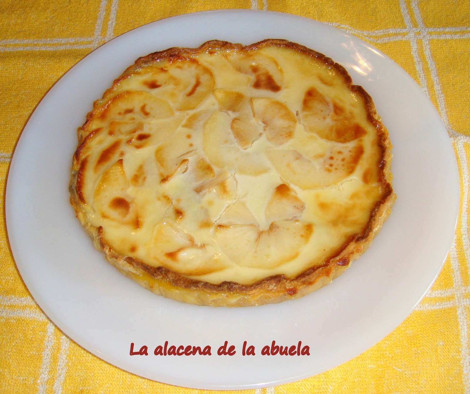 La alacena de la abuela Carmen: QUICHE DE MANZANA