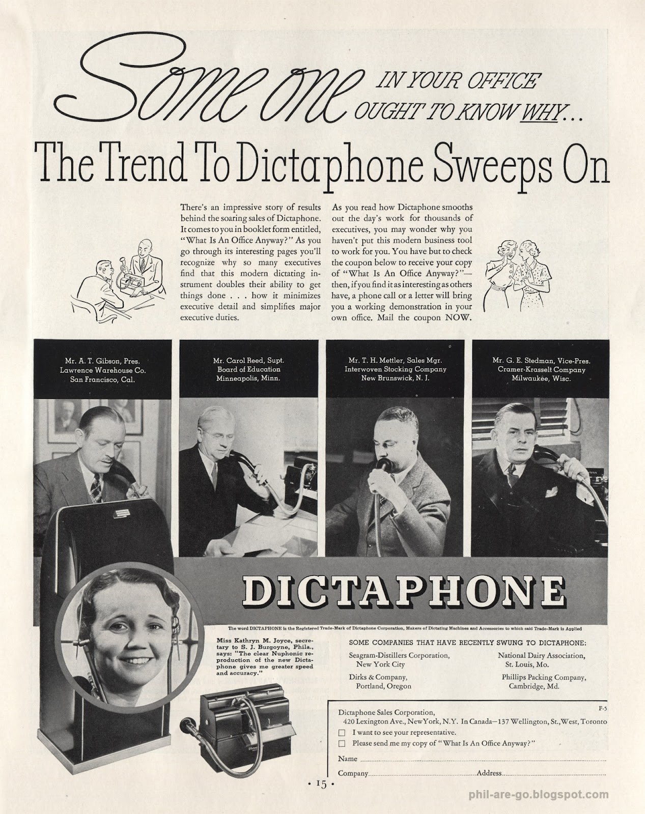 Phil Are Go!: Dictaphone - So that's a dictaphone.