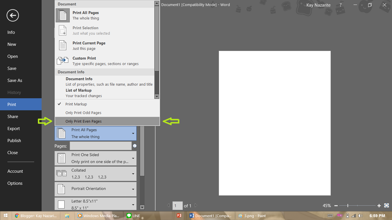 How to print on both sides (manually)