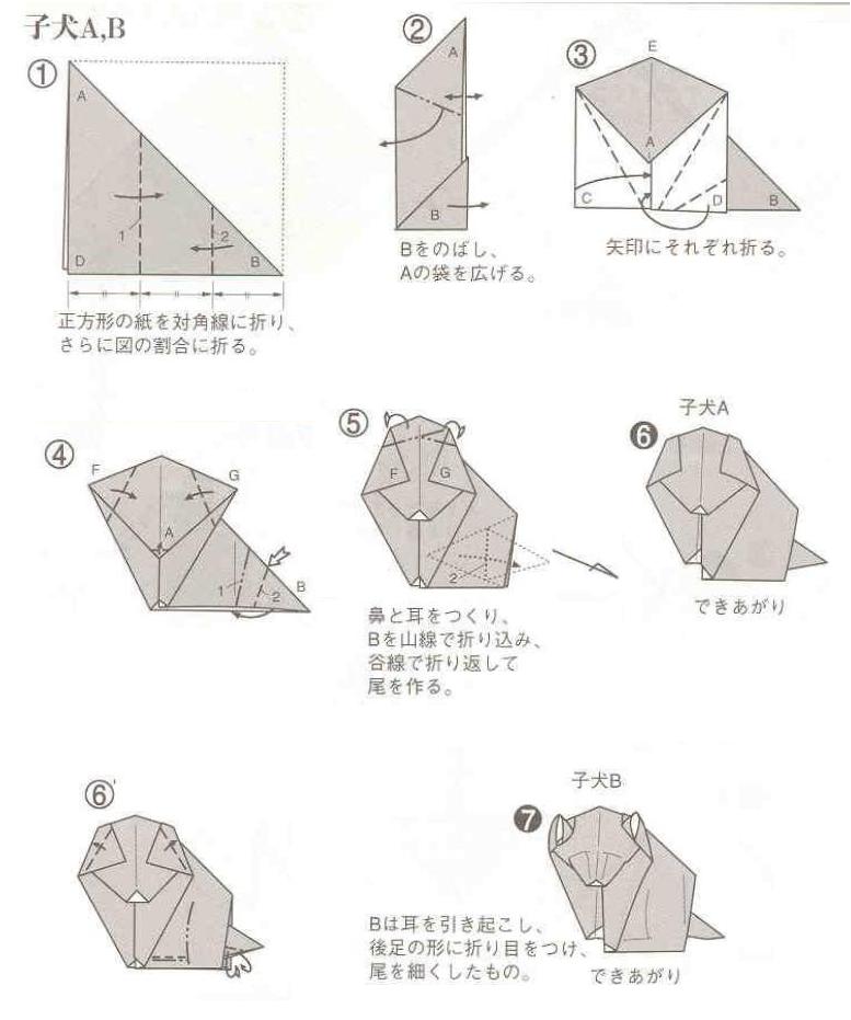 PAPIROFLEXIA PARA TOD@S: TANUKI (PERRO MAPACHE JAPONES)