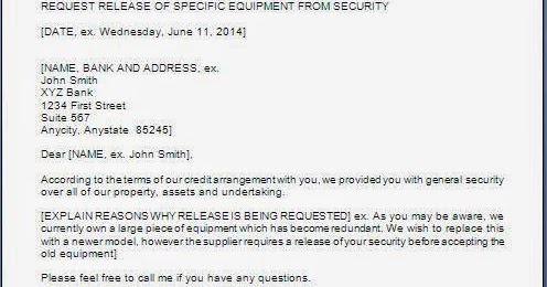 Security Release Letter Format