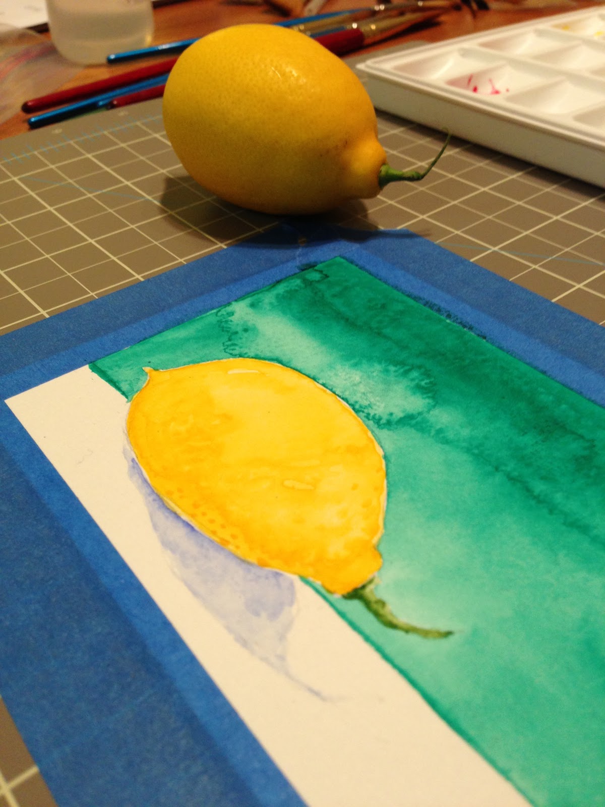Opera Pink Labs: Love Lemon Painting