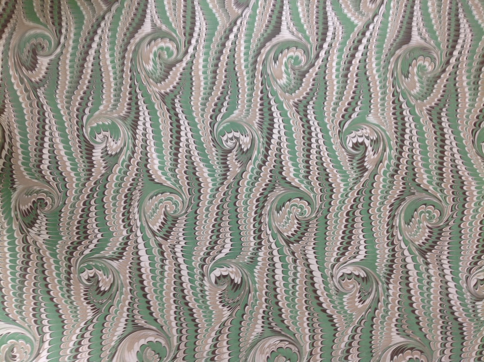 A Bookbinders Journey: Rare Cockerell Marbled "Step-by-Step" Sheets: