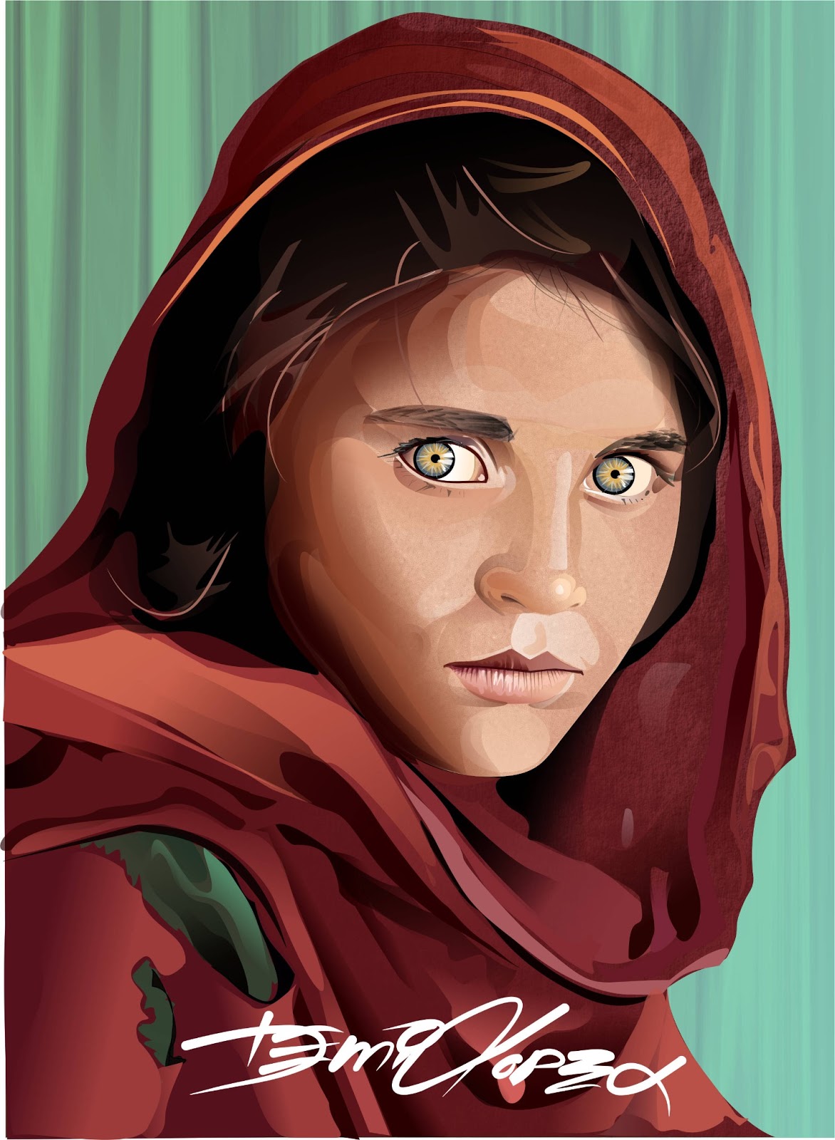Arte Simétrica: Sharbat Gula