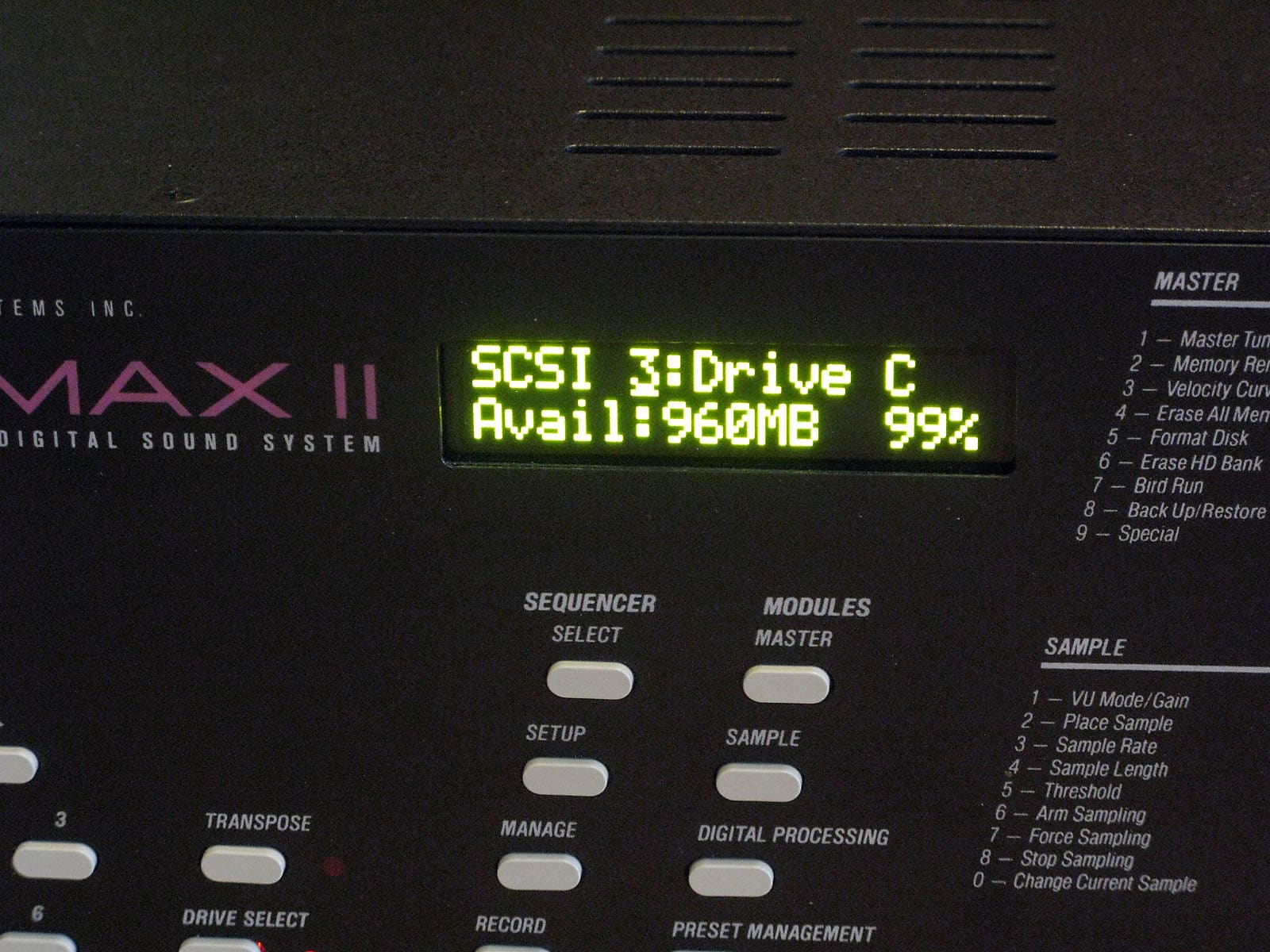 MATRIXSYNTH: E-MU Systems EMU EMAX II w/ 8mb RAM, SCSI2SD Option & New ...