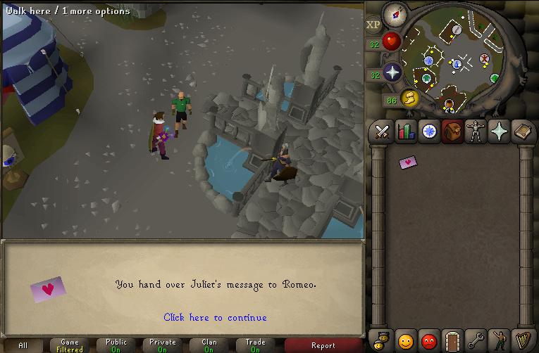 Runescape das Antigas(Runescape Old School): Romeu e Julieta(Romeo ...