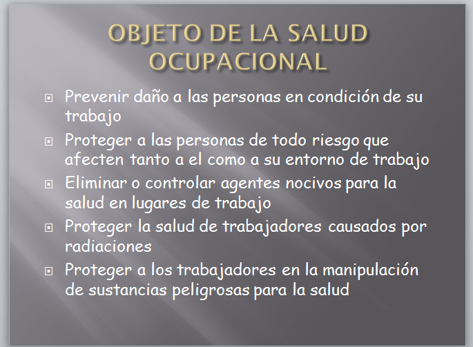 Angie Juzga: ley 9 de 1979 titulo III