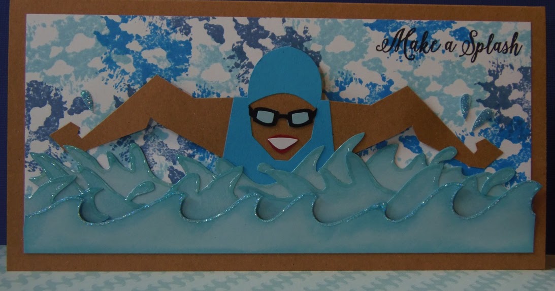 The Paper Beehive: Swimming Birthday Card