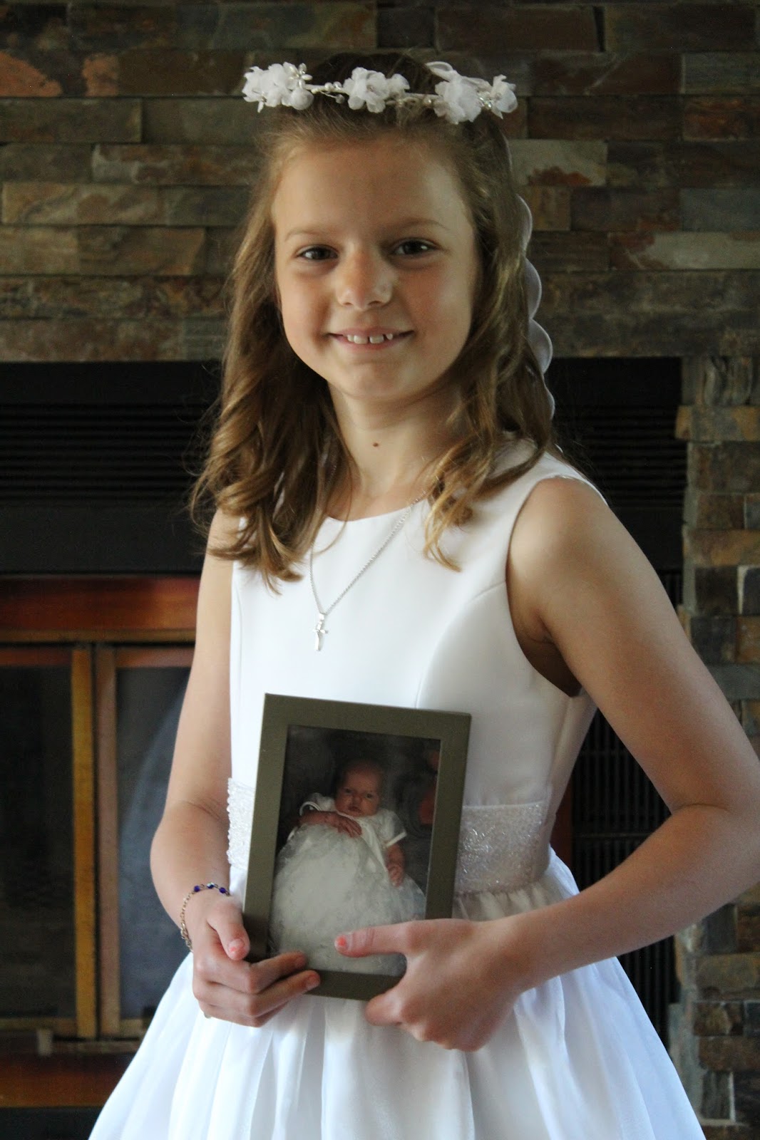 two daughters, one son: First Communion-Sidney style