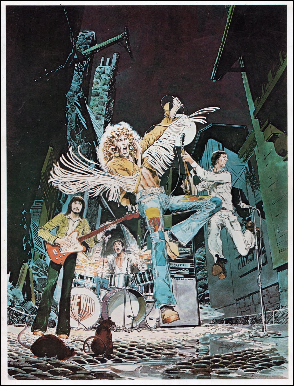 The Who by Neal Adams. Via. - I Come Tumbl'n