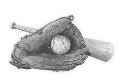 Diane Wright Art Journal: Baseball - Still life