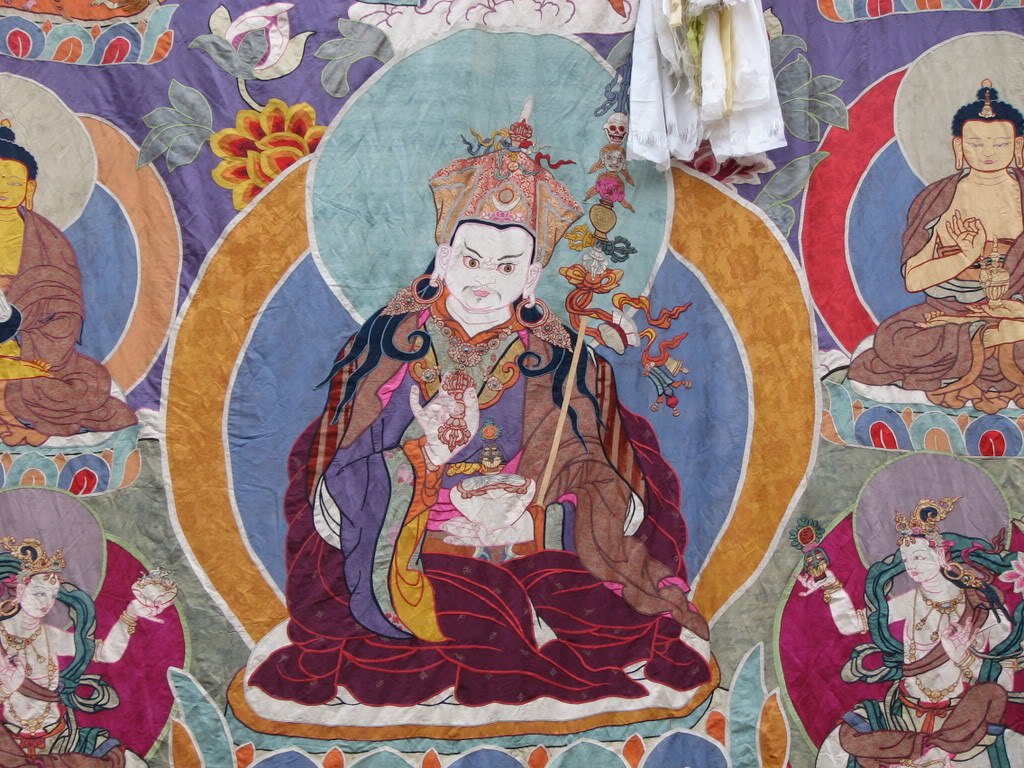 Buddhist Artwork: Thangka of Manjushri