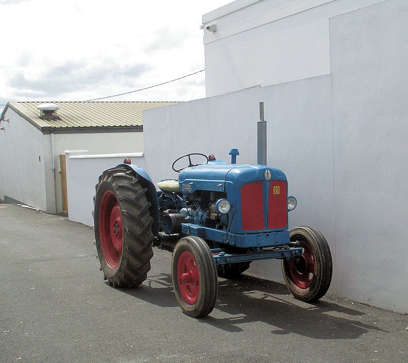 Somewhere in Ireland: fordson major diesel tractor