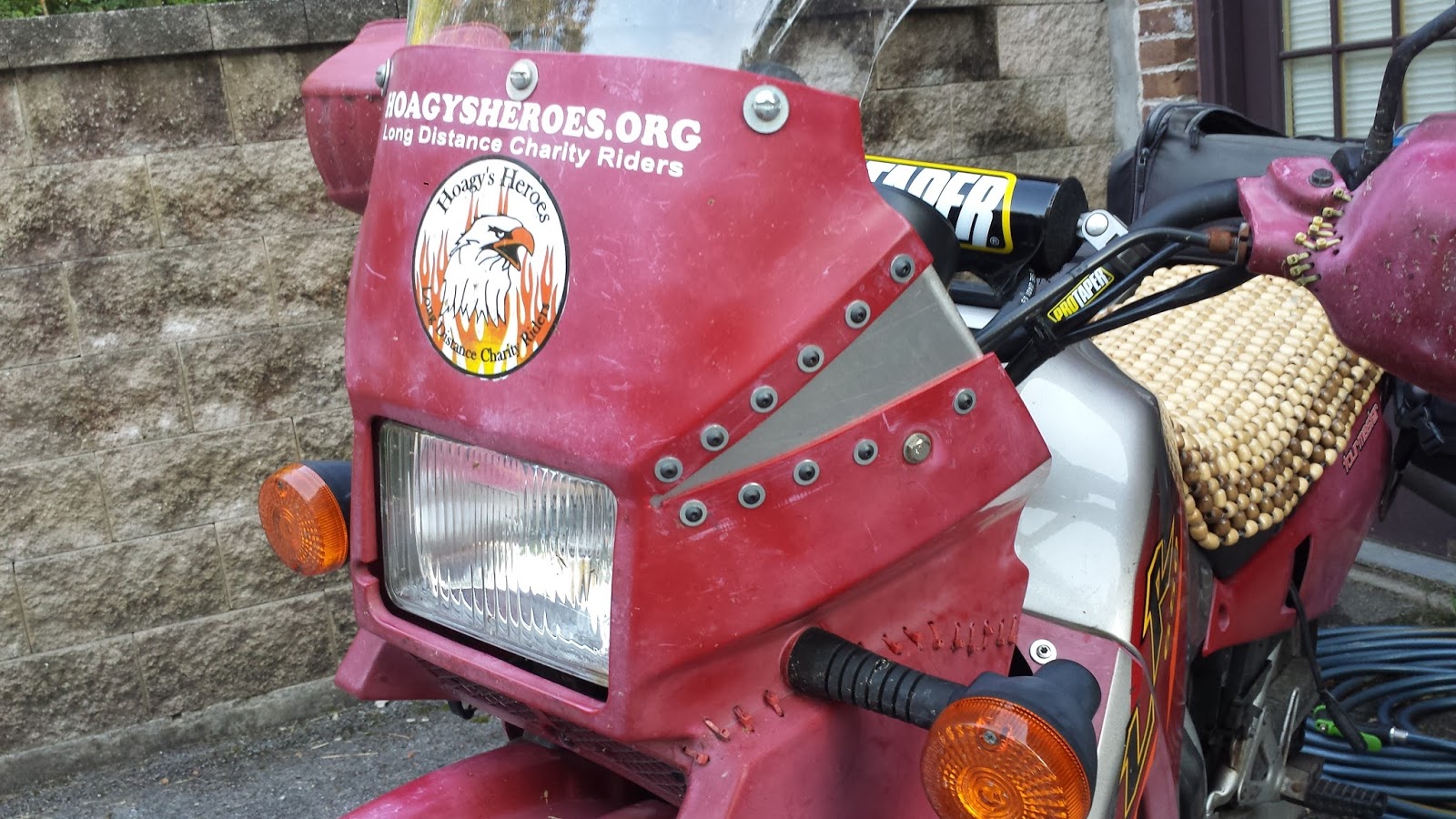 The Redneck Rant: KLR650 "Wheatwacker" mod