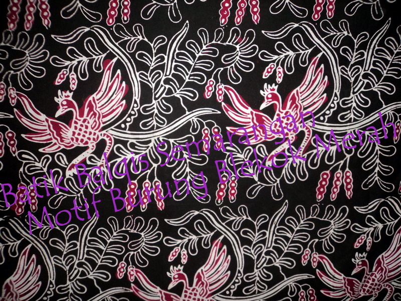 Batik Balqis Semarangan: batik motif burung Swiri