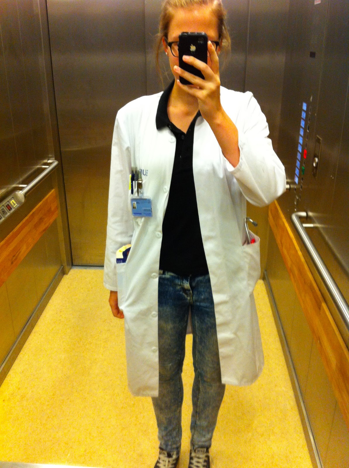 Wannabe MD: "Turn your head and cough, please!" Day 4-ever long