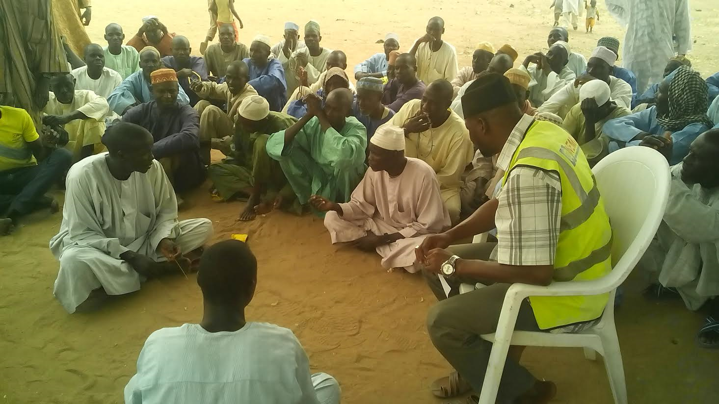 Wedding ceremony at Fufore IDP camp