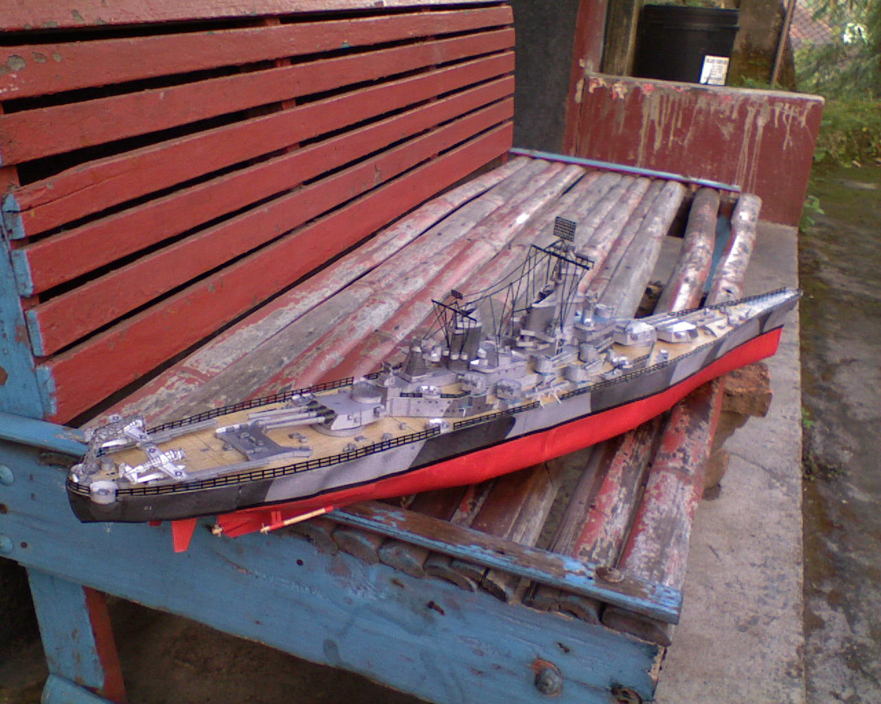 Papermodel Kapal Perang & Lain2: Papercraft USS Iowa (BB-61)