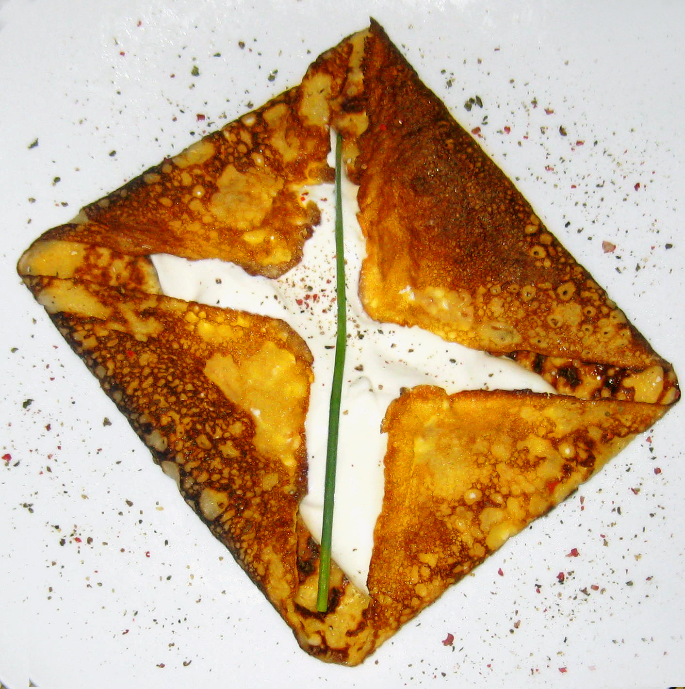 Club de la Rica Comida: Blinchiki con crema