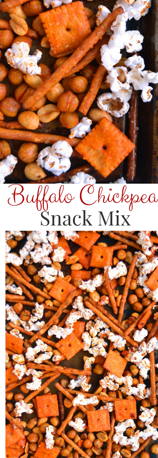 Buffalo Chickpea Snack Mix | The Nutritionist Reviews