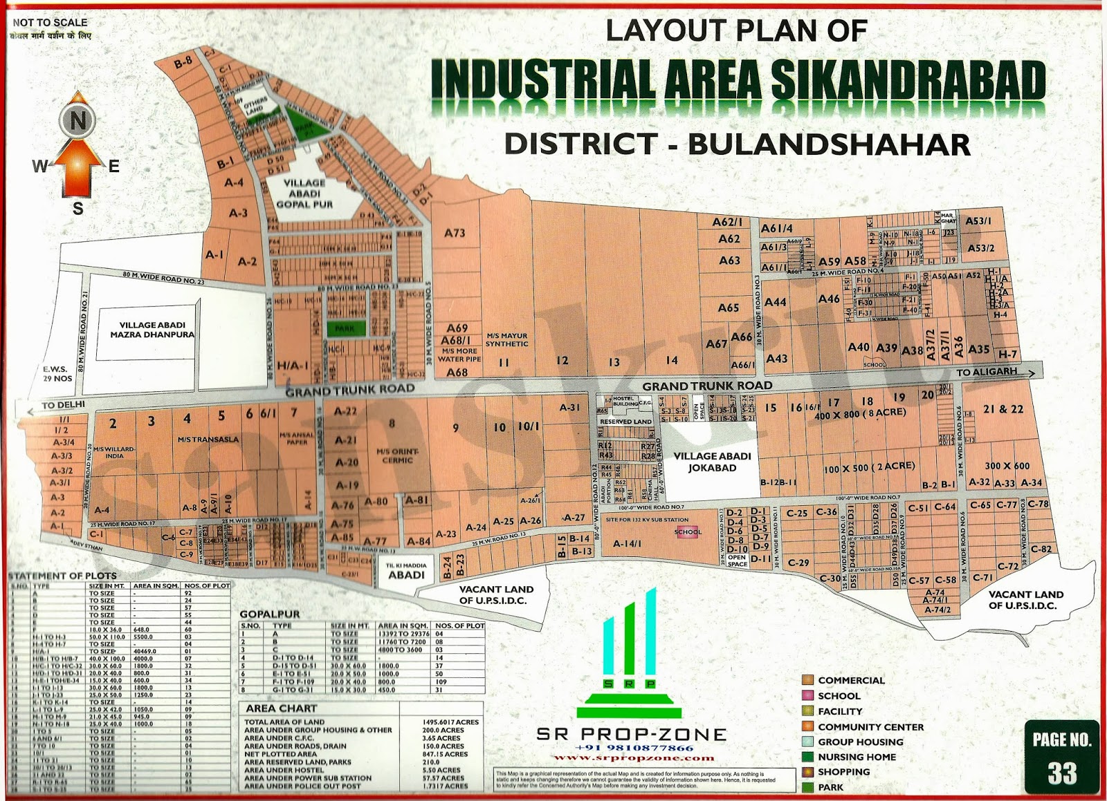 Layout (Plan) Map Industrial Area Sikandrabad Layout (Plan) Map Industrial Area Sikandrabad