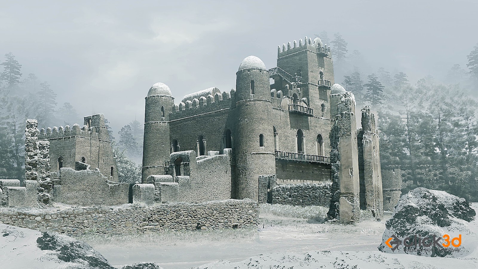 Photoshop tutorial | Mattepainting Part 1 | click3d