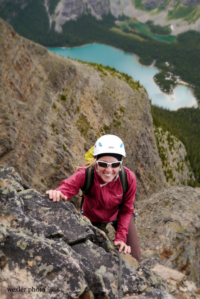 Climbing the East Ridge of Mt. Temple and Grassi Ridge on Wiwaxy ...