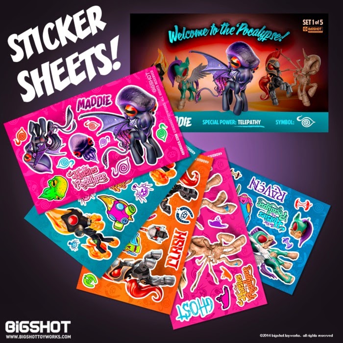 Little Maddie and the Four Horsies of the 'Pocalypse #Sticker Sheets # ...