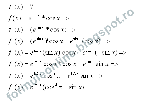 Functii derivabile exercitiu rezolvat 33 - formuleonline