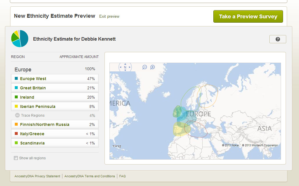 Cruwys news: My updated ethnicity results from AncestryDNA - a British ...