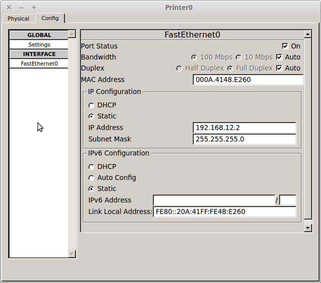 Sharing printer Di Cisco Packet Tracer