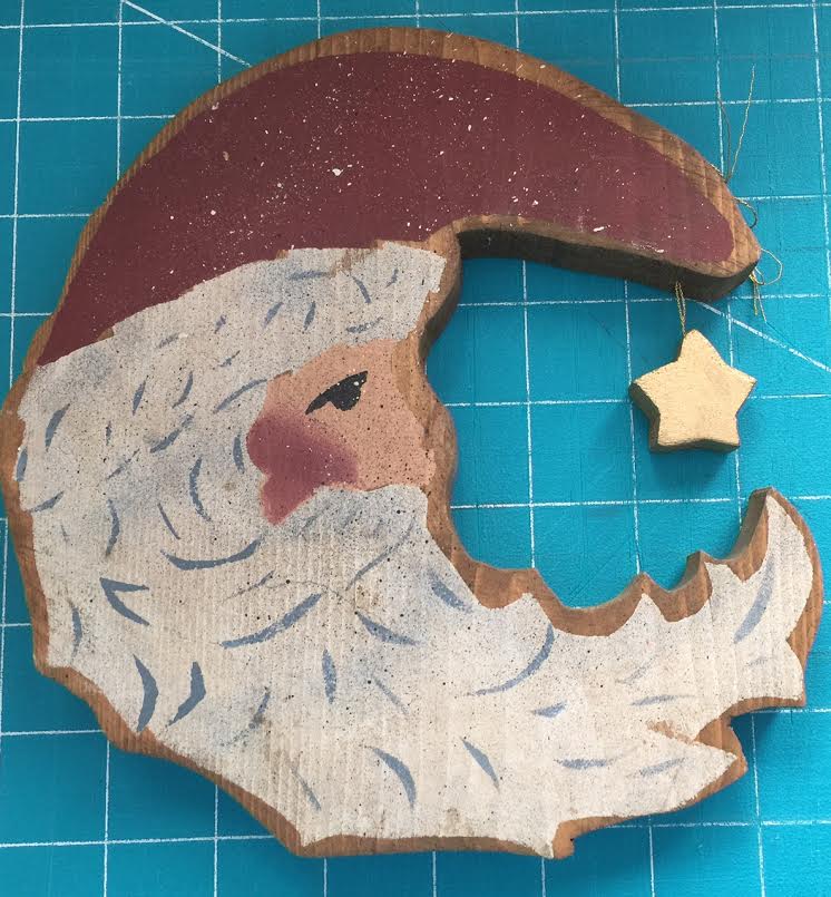 Kathleen Taylor's Dakota Dreams: Color Your Own Half Moon Santa