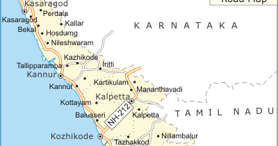 Kerala Road Map